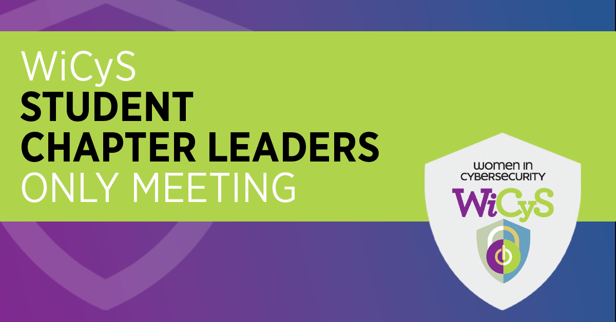 Upcoming Events – WiCyS – Women in Cybersecurity