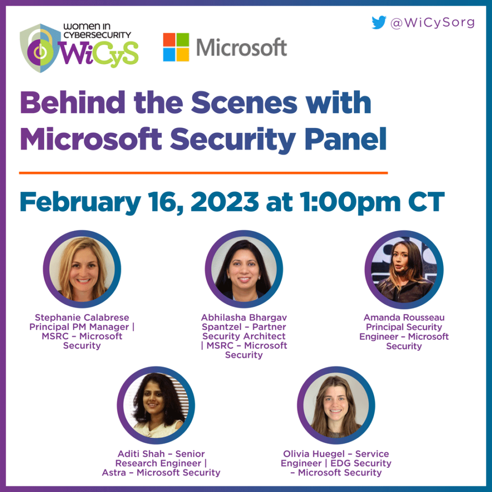 Microsoft Webinar | Behind the Scenes with Microsoft Security Panel ...