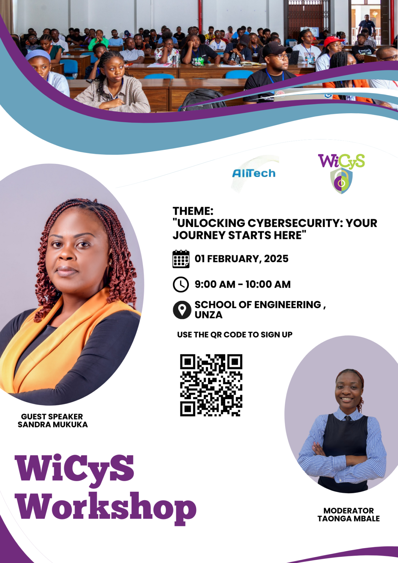 University of Zambia Student Chapter | Women in Cybersecurity Workshop | WiCyS - Women in ...