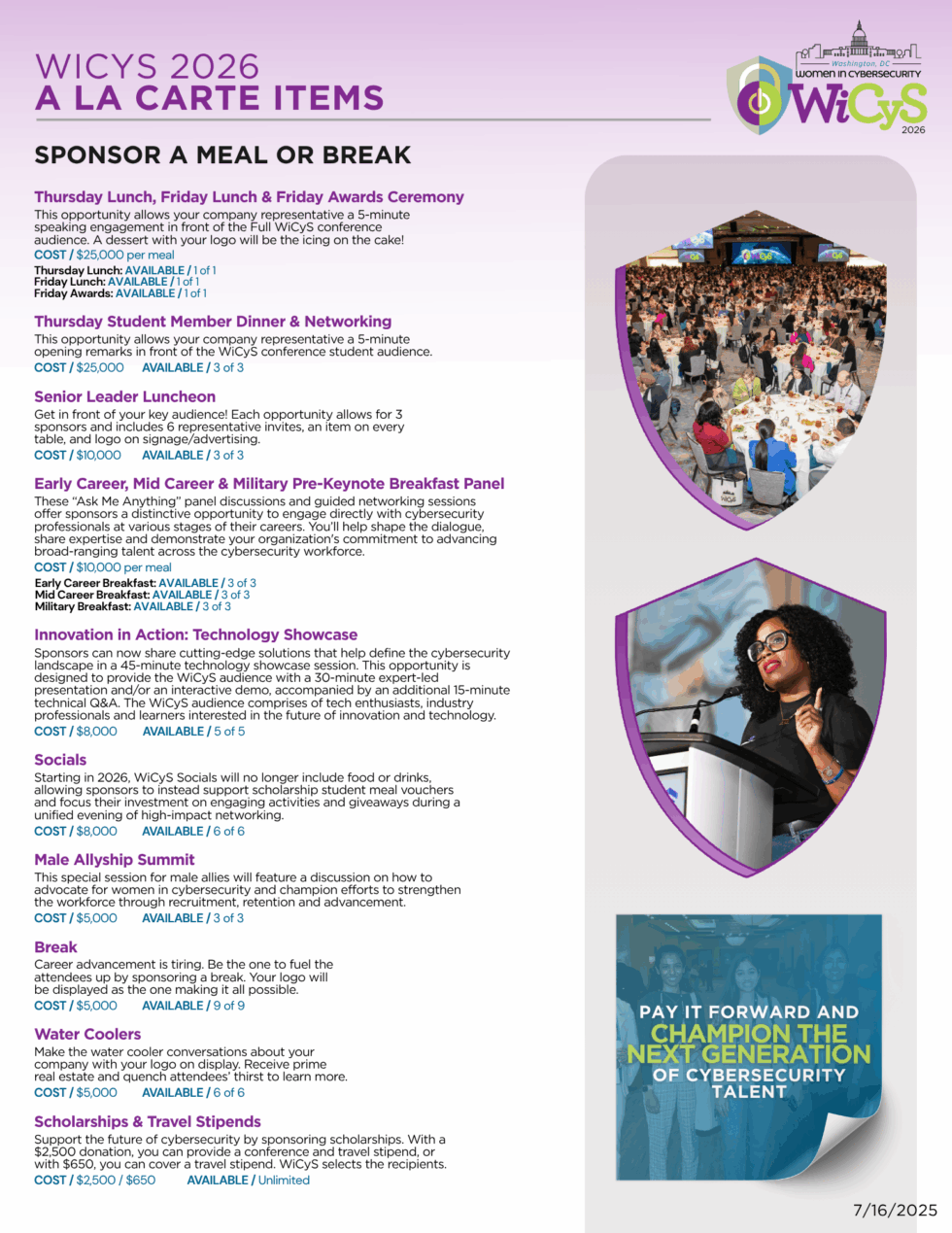 WiCyS 2026 Sponsorship | WiCyS - Women in Cybersecurity